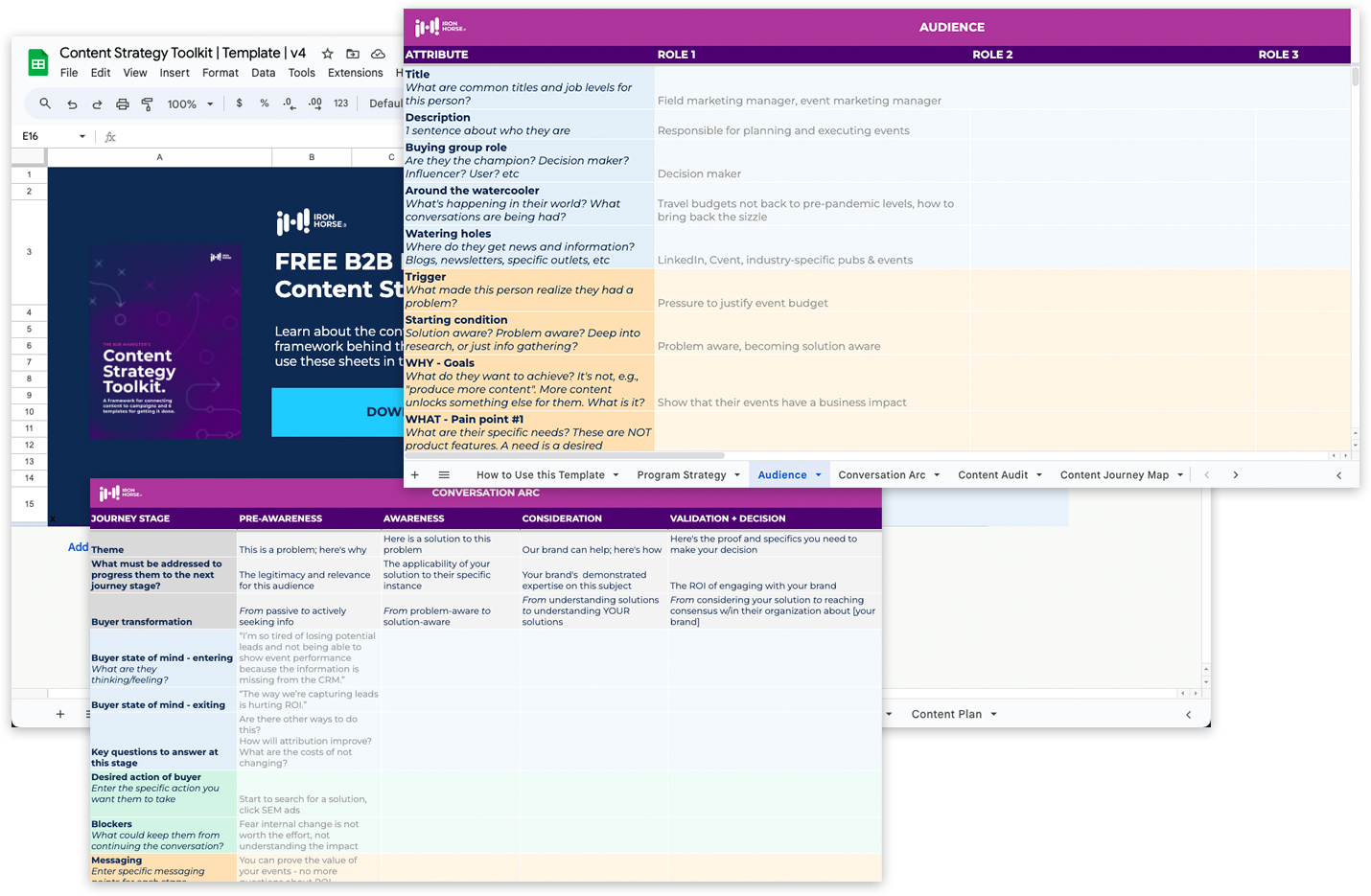 [TOOLKIT] B2B Marketer’s Content Strategy Framework Template